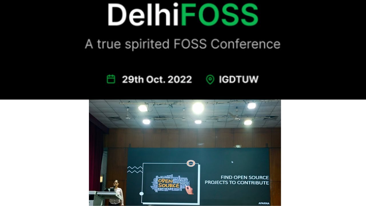 Talk at FOSS United, Delhi on "How to find Open source projects" - YouTube