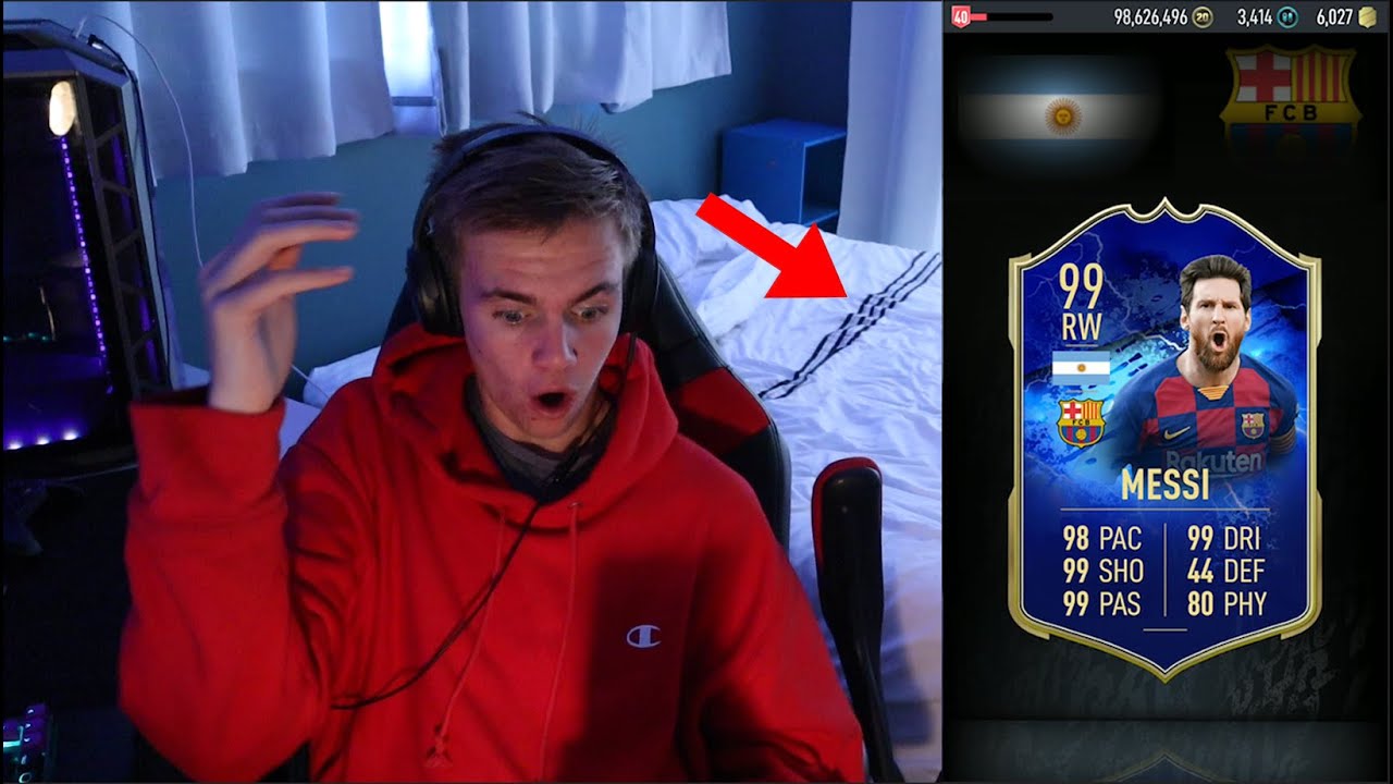 99 LIONEL MESSI IN A PACK!!! THE BEST ULTIMATE TOTS PACK OPENING EVER ...