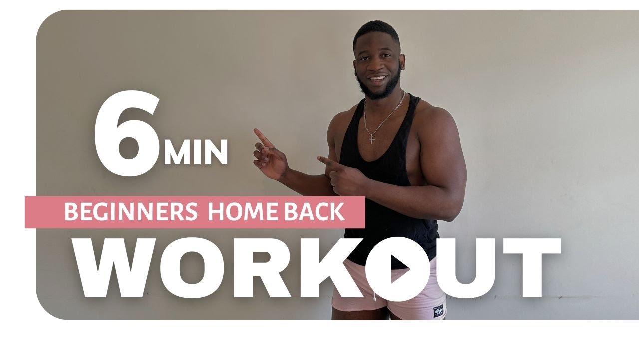 6 MIN NO GYM FULL BACK WORKOUT | NO EQUIPMENT NEEDED - YouTube
