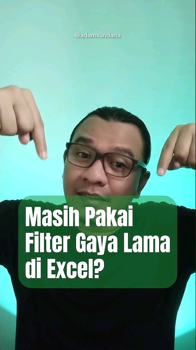 Cara Menggunakan Filter Slicer Pada Tabel Excel - YouTube