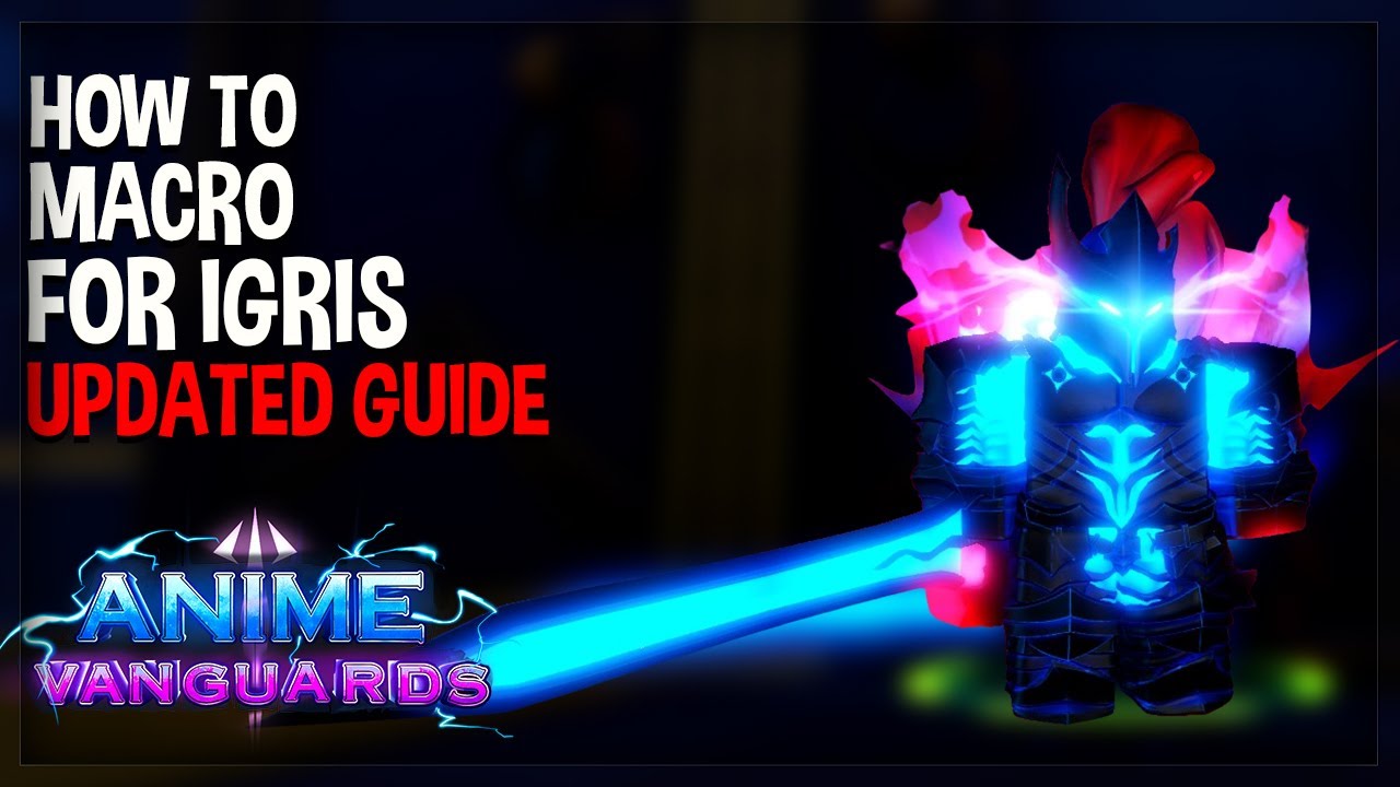 New *Updated* Macro for Igris in Anime Vanguards - YouTube