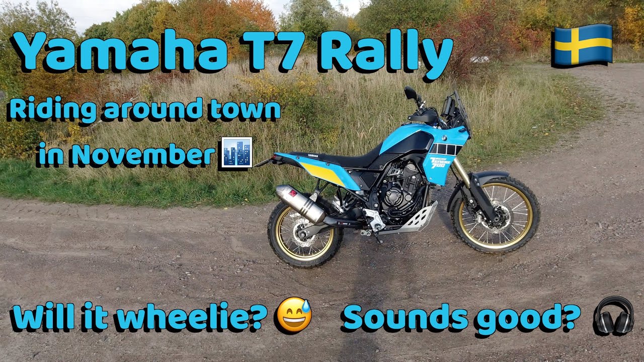 Yamaha Ténéré T7 Rally 🇸🇪 Ride around town in November 🇸🇪 - YouTube