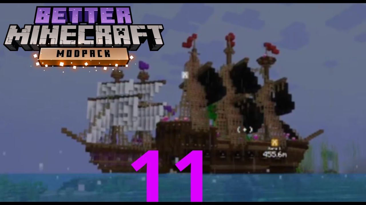 Two Ships almost Colliding - Better Minecraft Modpack part 11 - YouTube