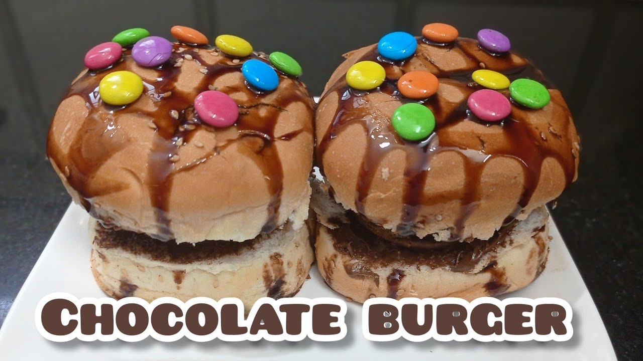 Chocolate Burger | Chocolate Burger Recipe in Tamil | Chocolate Recipe ...