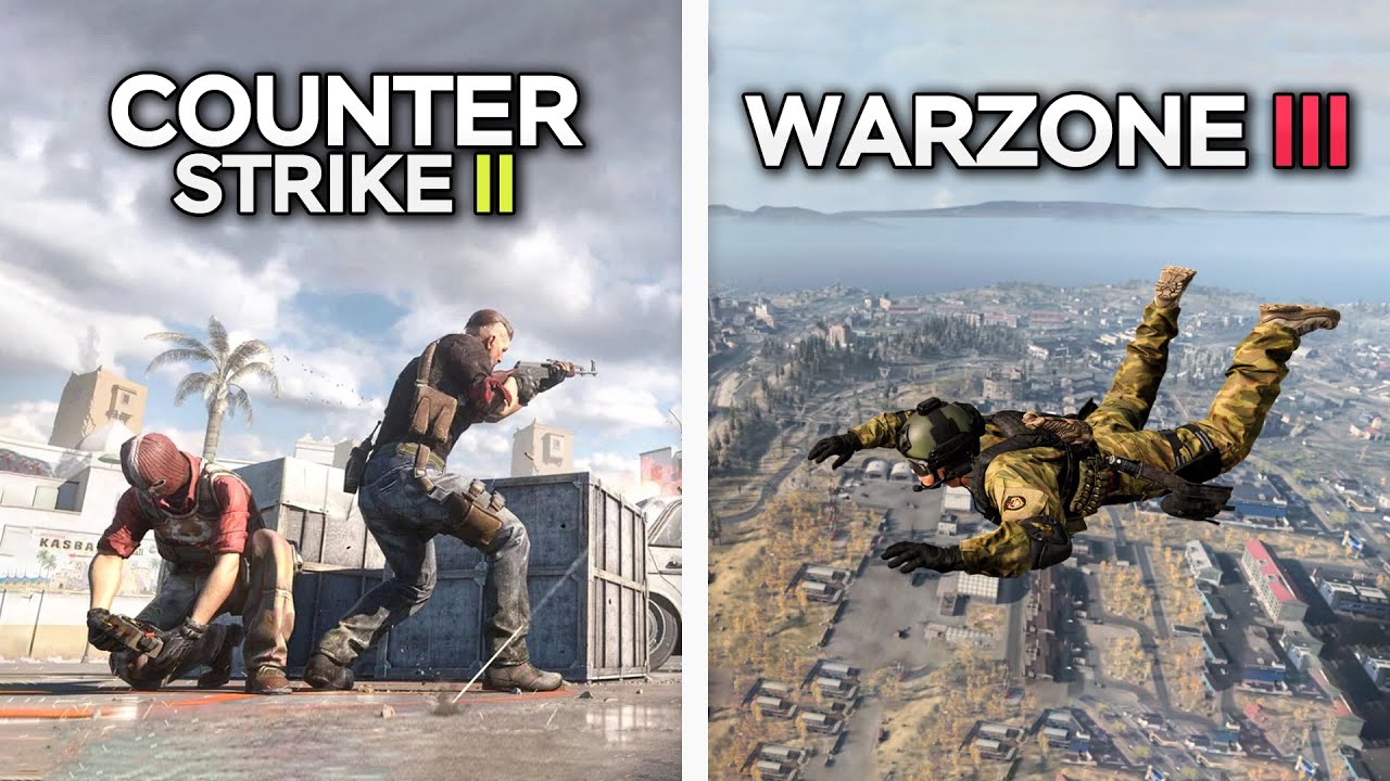 Counter Strike vs. Warzone III 🔥 Competitive vs. Battle Royale! - YouTube