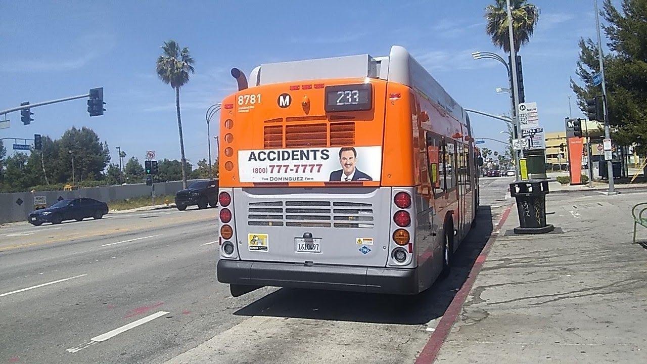 2020 LACMTA New Flyer XN60 8781 - YouTube
