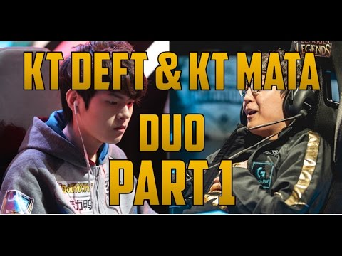 KT Deft and KT Mata Duo Ezreal/Alistar pt. 1 ft. FOX kfo KT DEFT POV - YouTube