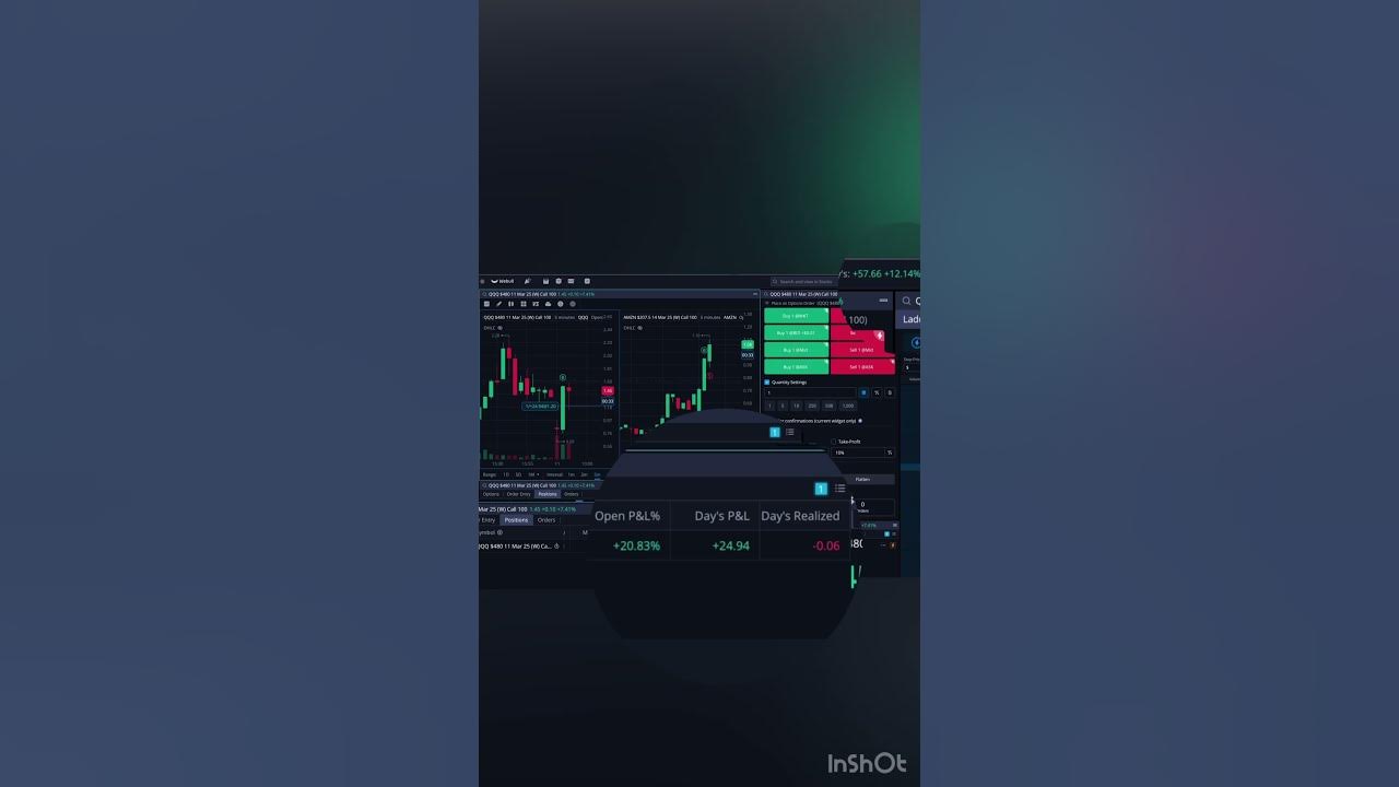 #QQQ Options trade using @WebullGlobal Turbo trader #stocktrading #webull - YouTube
