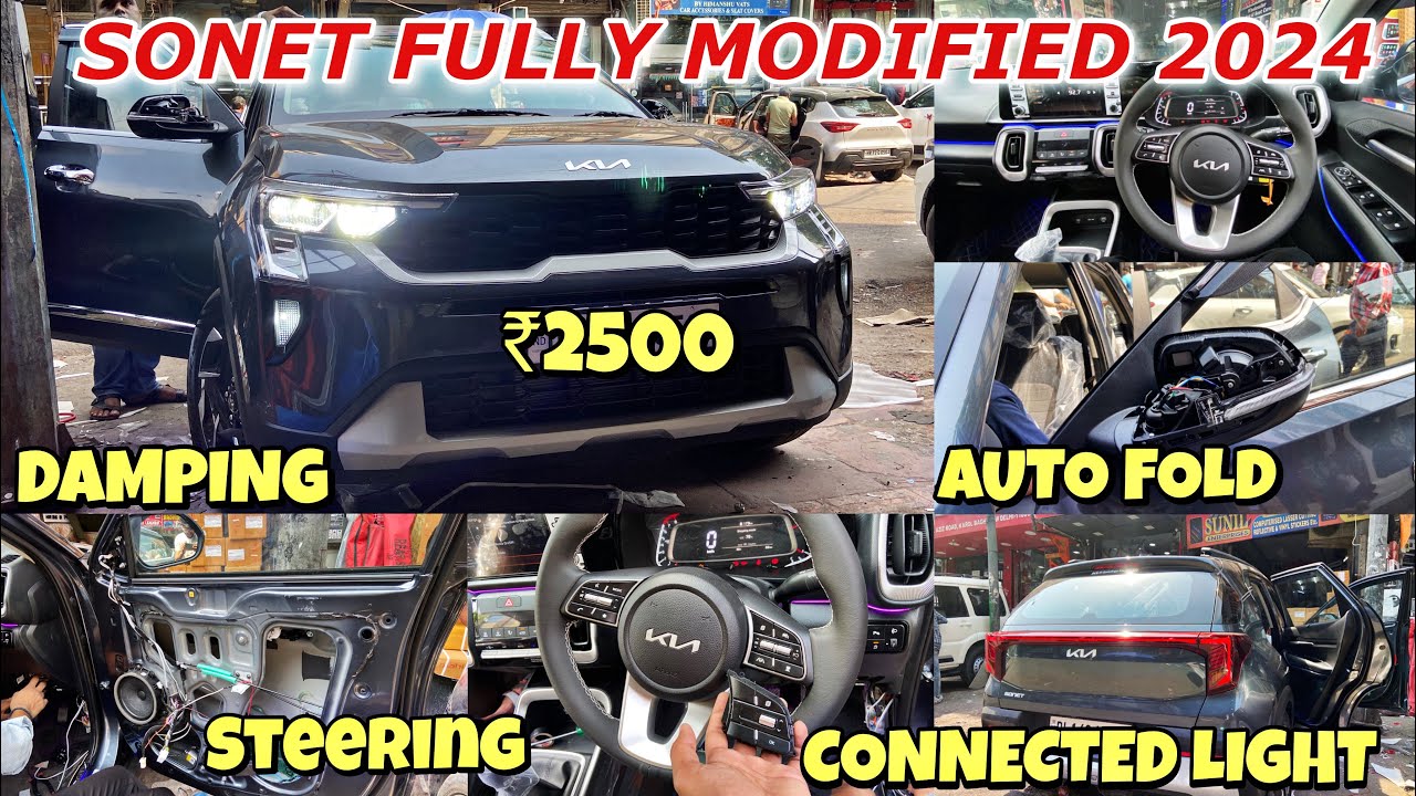 2024 KIA SONET HTK(O) FULLY MODIFIED | SONET FACELIFT MODIFICATION ...