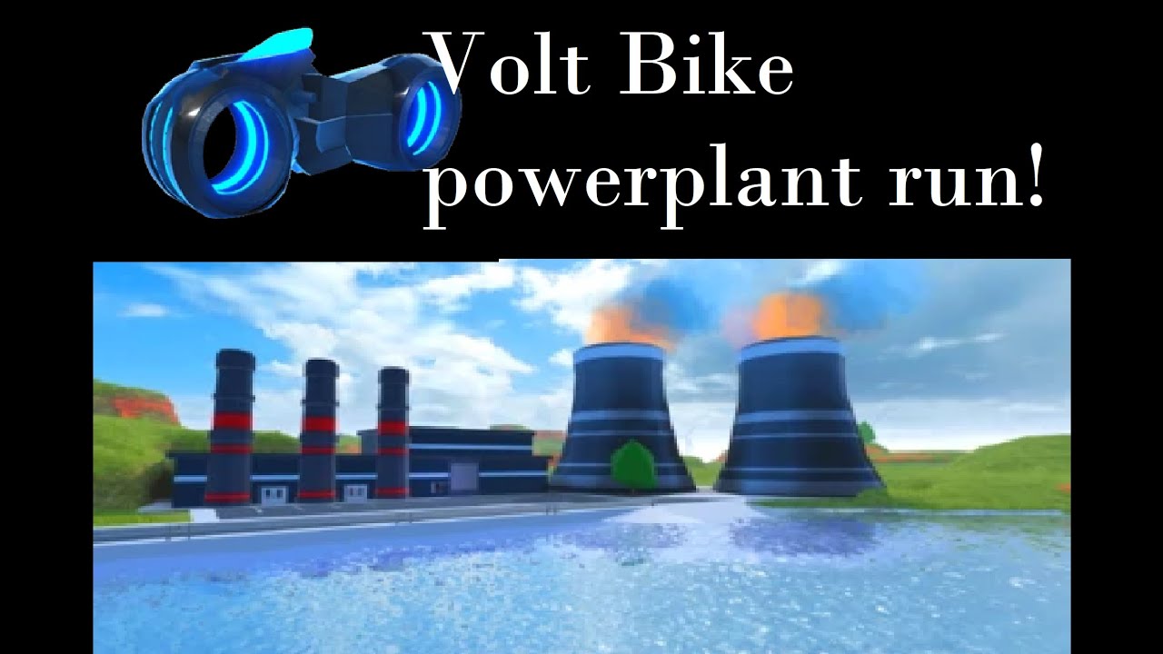 Roblox Jailbreak smooth volt bike powerplant run - YouTube
