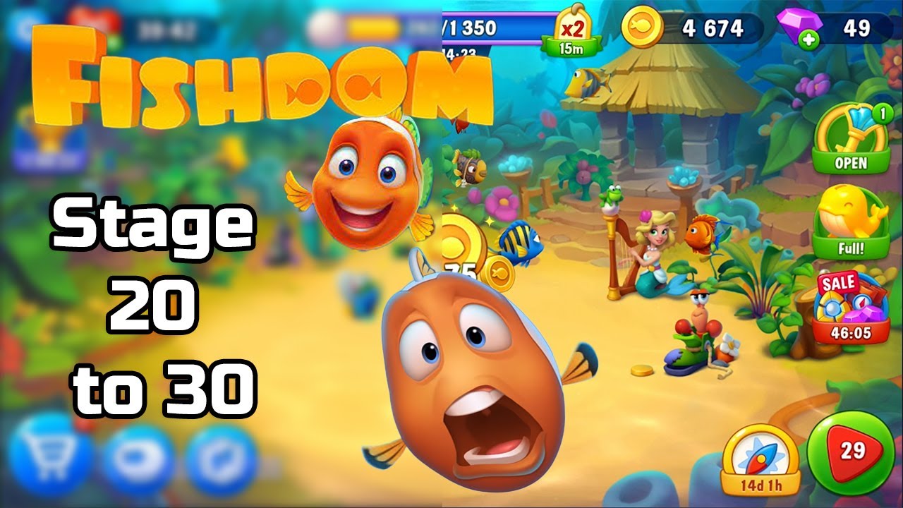 Fishdom: Gameplay Walkthrough Part 2 - Level 20-30 Completed (iOS ...