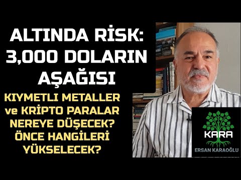 Altında Risk: 3,000 Doların Aşağısı - Kıymetli Metal ve Kriptolar Düşüyor- Önce Hangileri Yükselecek