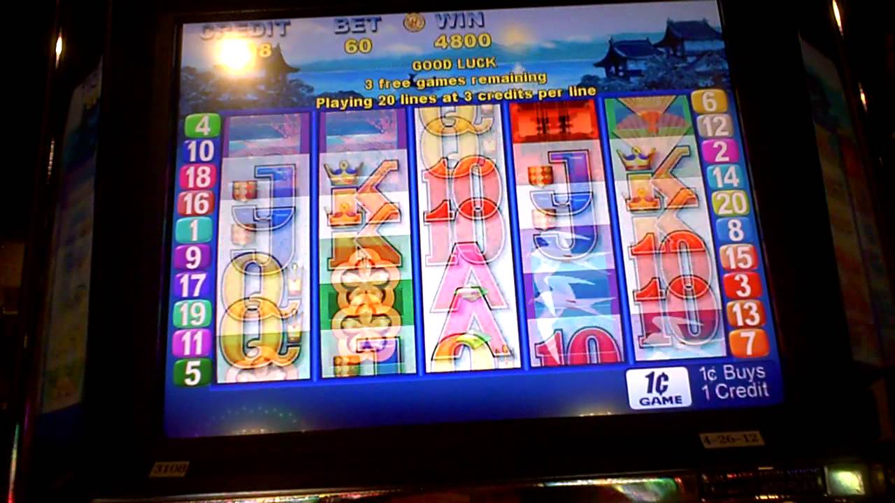 Geisha Slot Machine Bonus - YouTube