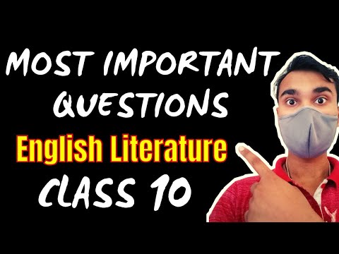 Class 10 English Most Important Questions 2022-23 | Class 10 ...