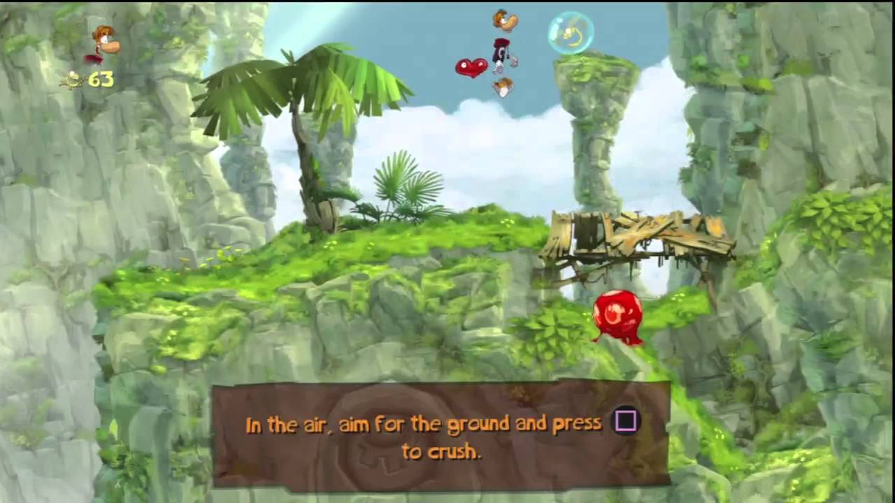 Rayman Origins Walkthrough Part 3 - YouTube