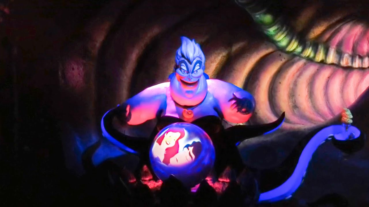 Ursula Part Little Mermaid Attraction Disney California Adventure - YouTube