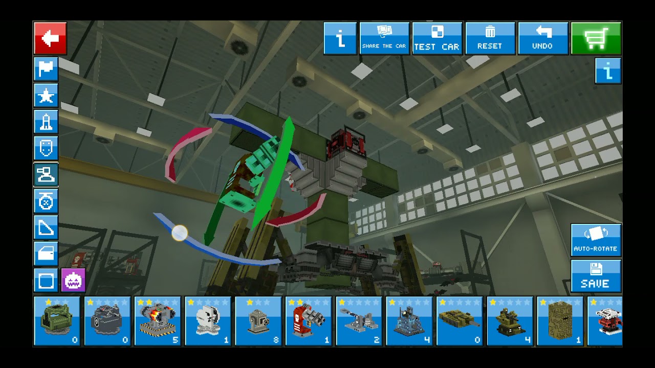 how to make a simple robot in blocky cars online - YouTube