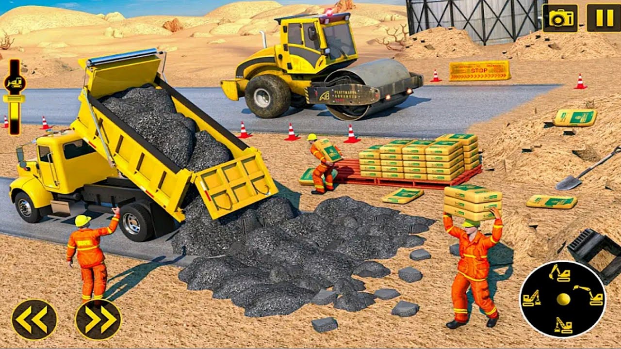 City Construction Simulator 2021: Fork Lifter Mode Excavator Truck ...