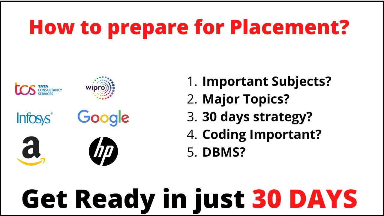 How To Prepare For Placement In 1 Month How To Prepare For Placement how-to-prepare-for-placement-in-1-month-how-to-prepare-for-placement