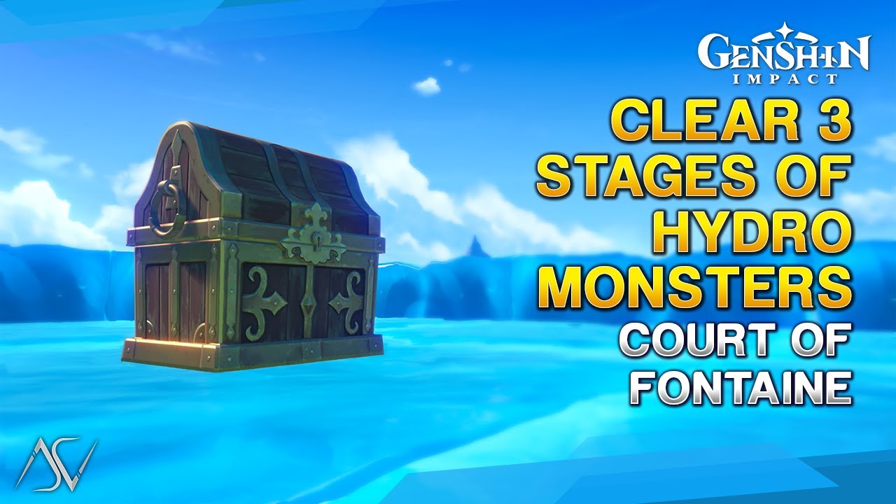 Clear 3 Stages of Hydro Monsters (Precious Chest) - Court of Fontaine ...