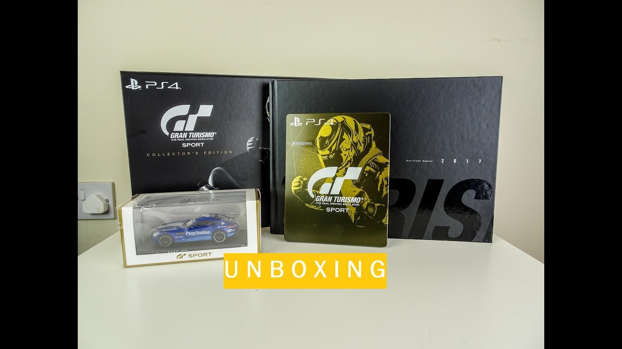 Gran Turismo Sport Collectors Edition unboxing - YouTube