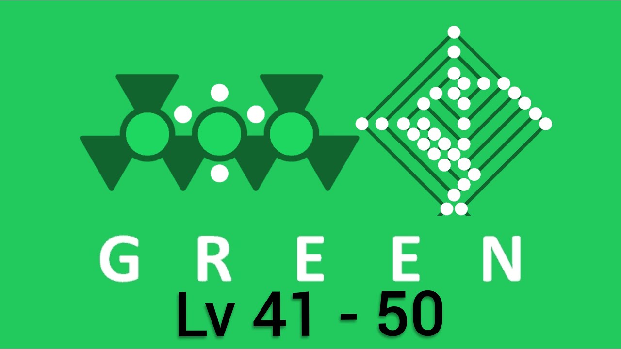 GREEN GAME LEVEL 41 42 43 44 45 46 47 48 49 50 WALKTROUGH - YouTube
