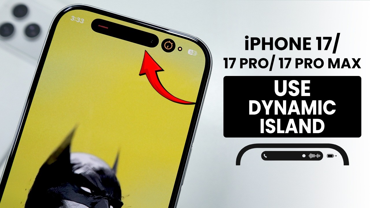 How to Use Dynamic Island on iPhone 17 / 17 Pro Max - Dynamic Island ...