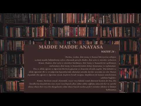#24 Anayasa Madde 24 - Din ve vicdan hürriyeti