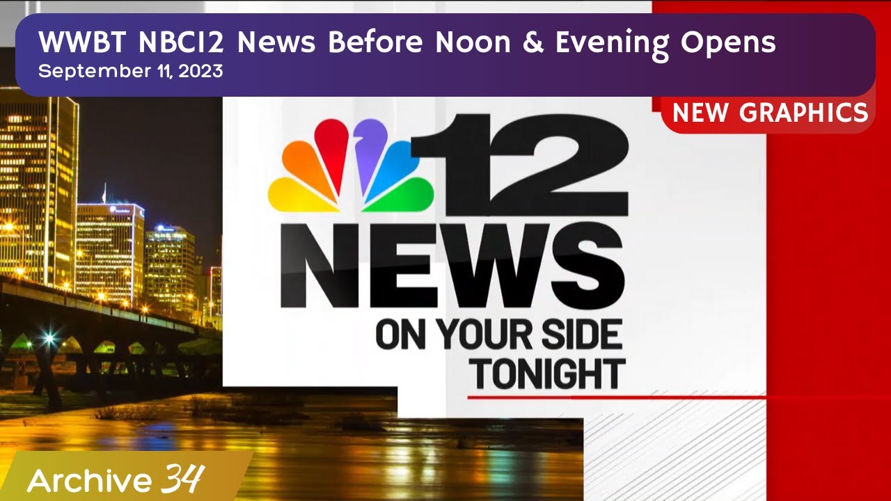 WWBT NBC12 News Before Noon & Evening Opens - New Graphics & Music ...