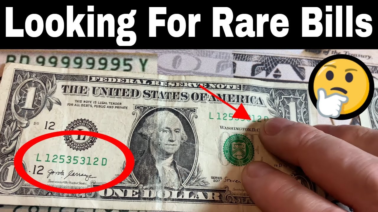 Searching for Rare Star Notes and Fancy Serial Numbers - Bill Hunting ...