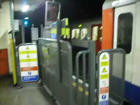 District line D Stock departing Mile End - YouTube