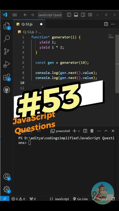 Q53 : JavaScript Questions Series #coding #webdevelopment #codingsimplifiedspace # ...