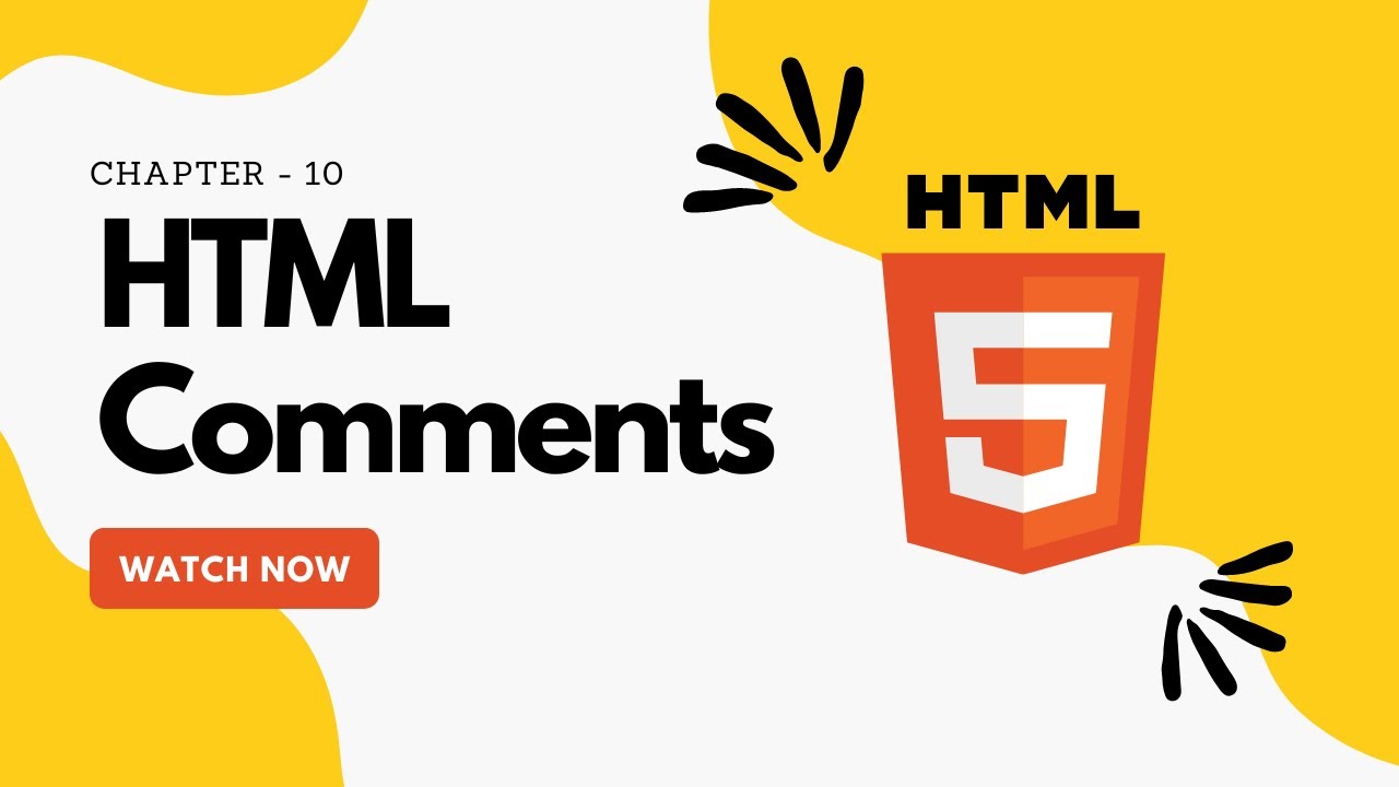 Html Comments Tag Learn Html From Scratch Chapter 10 Beginners 1813