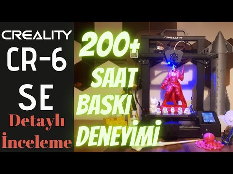 Creality CR-6 SE 3 Boyutlu Yazıcı Montaj ve Detaylı İnceleme