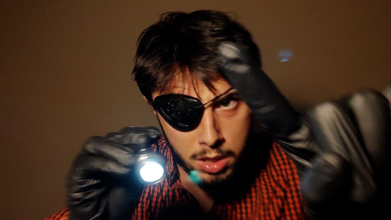 ASMR Chaotic Aggressive Eye Exam Roleplay With Dr Savo - YouTube