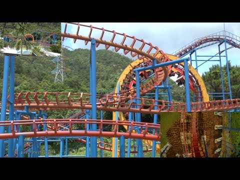 Crazy Roller Coaster, Quanlin Resort, China (Triple Screen). - YouTube