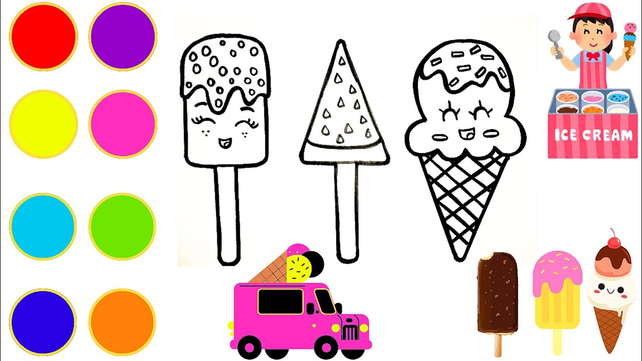 How to Draw Cute Ice Cream 🍨 Step by Step Easy Drawing | Drawing and ...