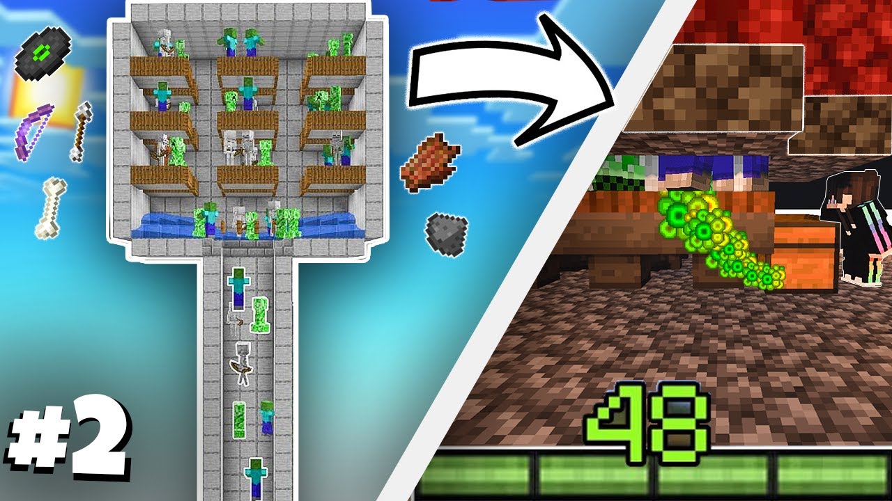 I Made a Giant XP farm ( better design) | Minecraft survival series ...