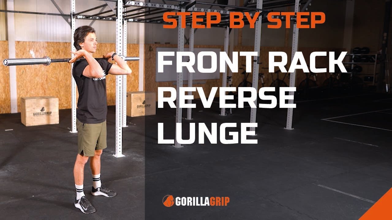 Step by Step Front Rack Reverse Lunge - YouTube