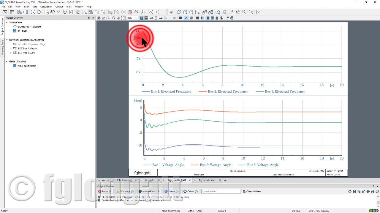 Colour Palettes For Plots Digsilent Powerfactory 2022 Youtube
