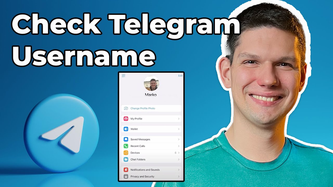How To Check Telegram Username - YouTube