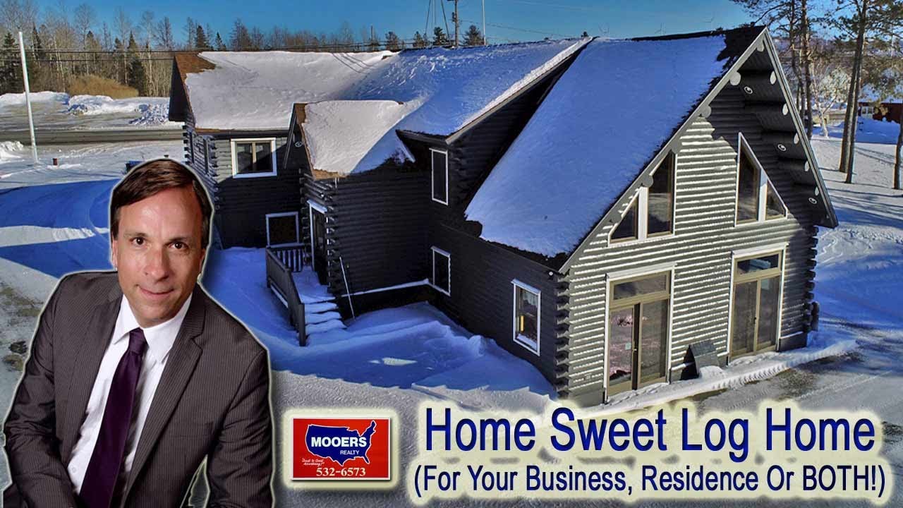 Log Home In Maine For Sale ME Real Estate - YouTube
