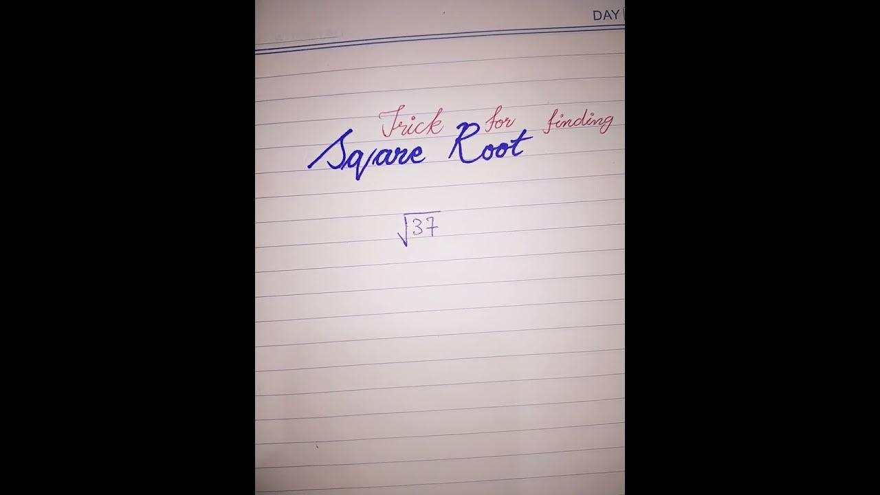 Find Square Root Without Calculator YouTube find-square-root-without-calculator-youtube
