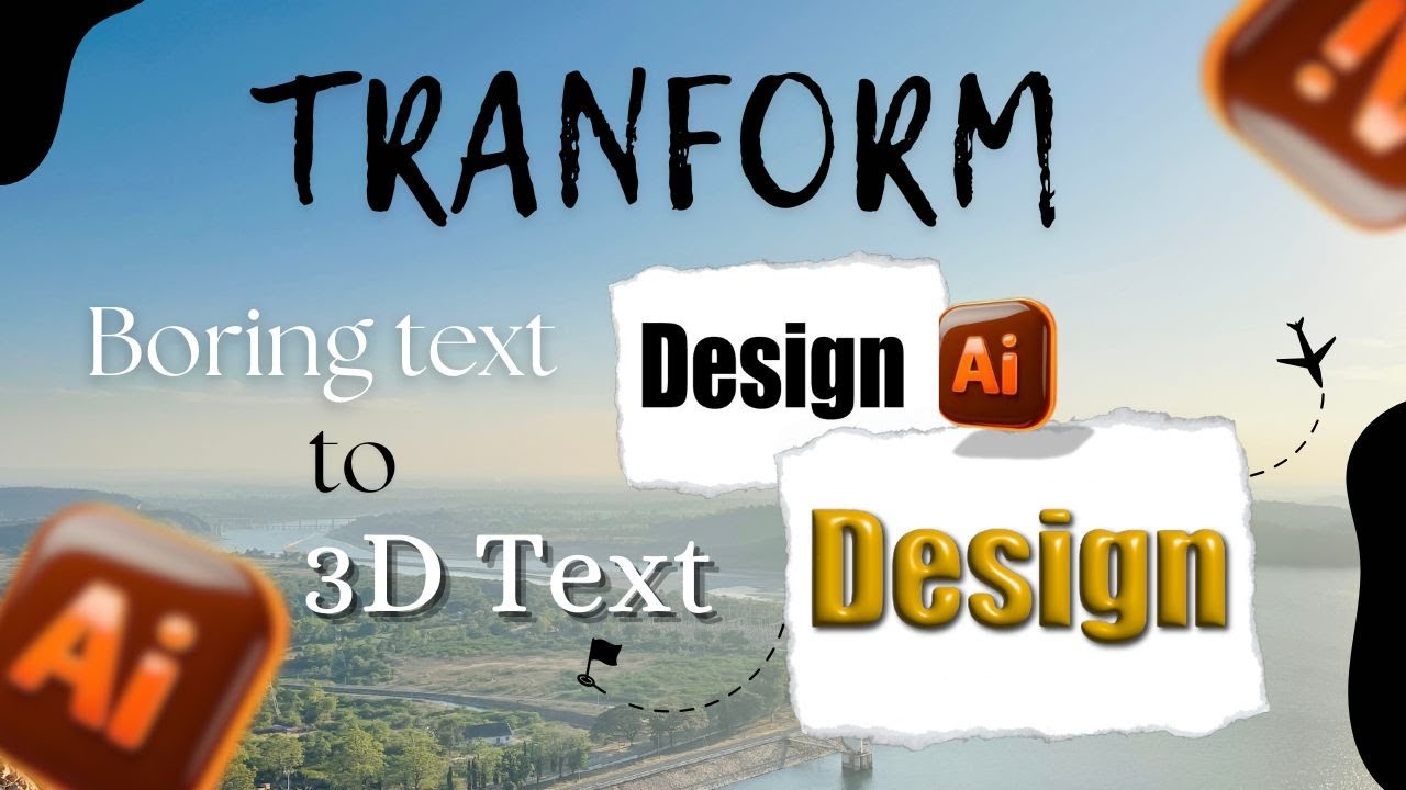 3D | Balloon | Text Effect | Adobe Illustrator. - YouTube