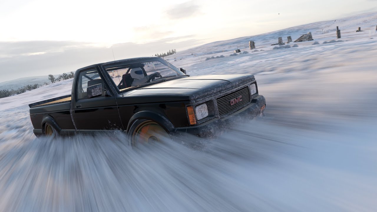 Forza Horizon 4 Winter Seasons - Longest Drift Zone with GMC SYCLONE ...