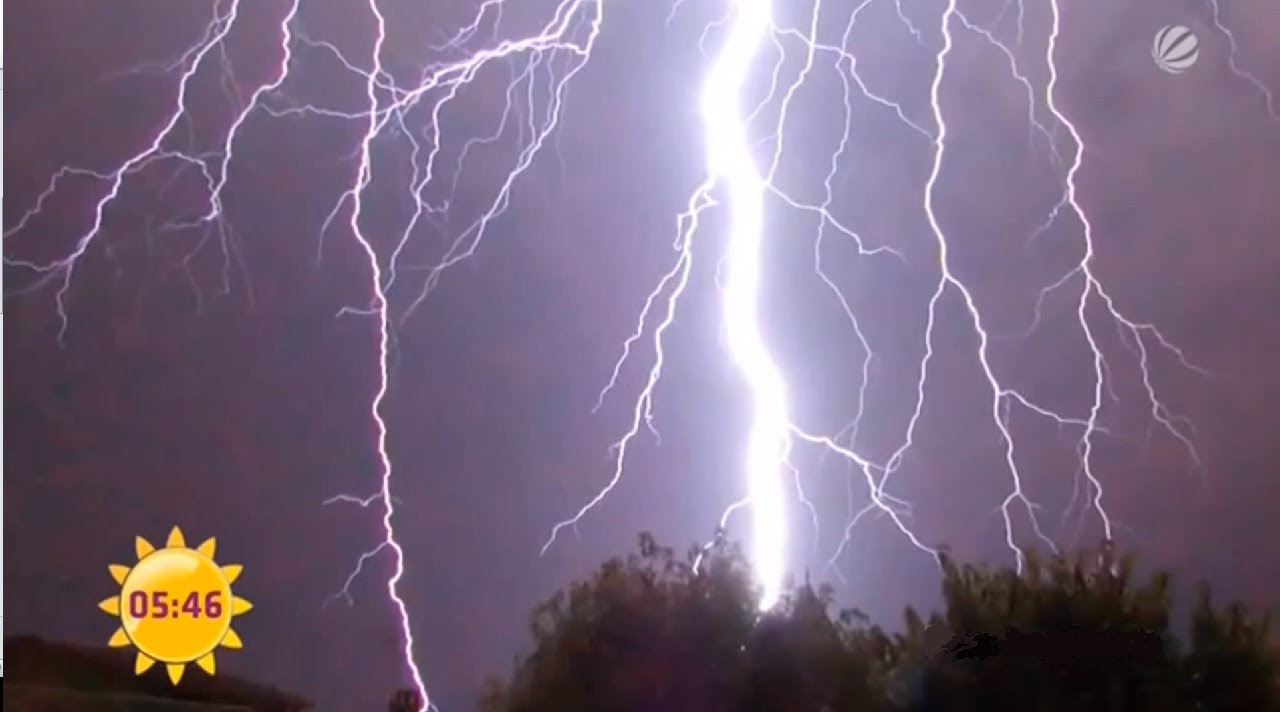 Junger Vater vom Blitz getroffen | Sat.1 Frühstücksfernsehen - YouTube