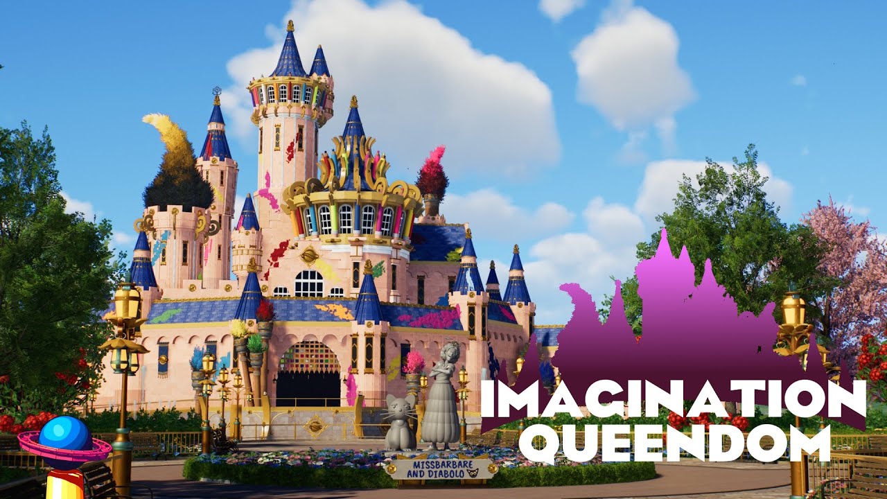 My Own Disney Castle - Planet Coaster 2 - Imagination Queendom ep1 ...
