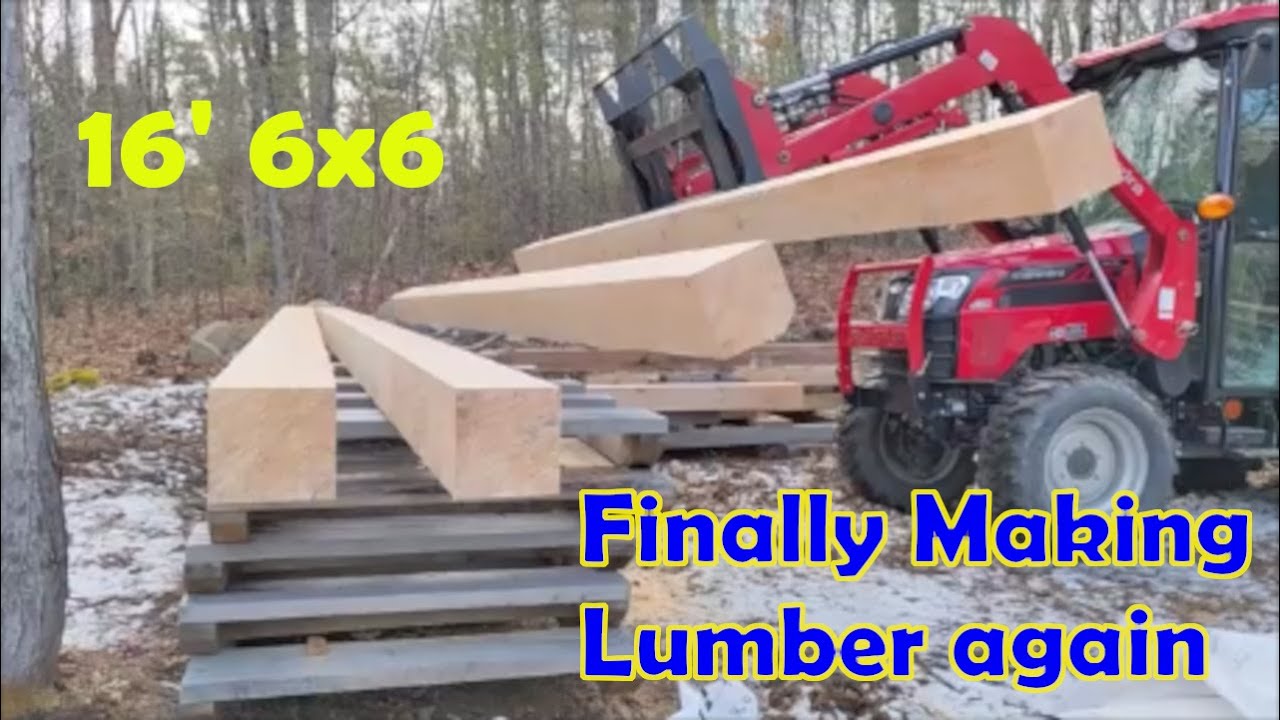 Making Lumber again on the new base with the Norwood LM30. - YouTube