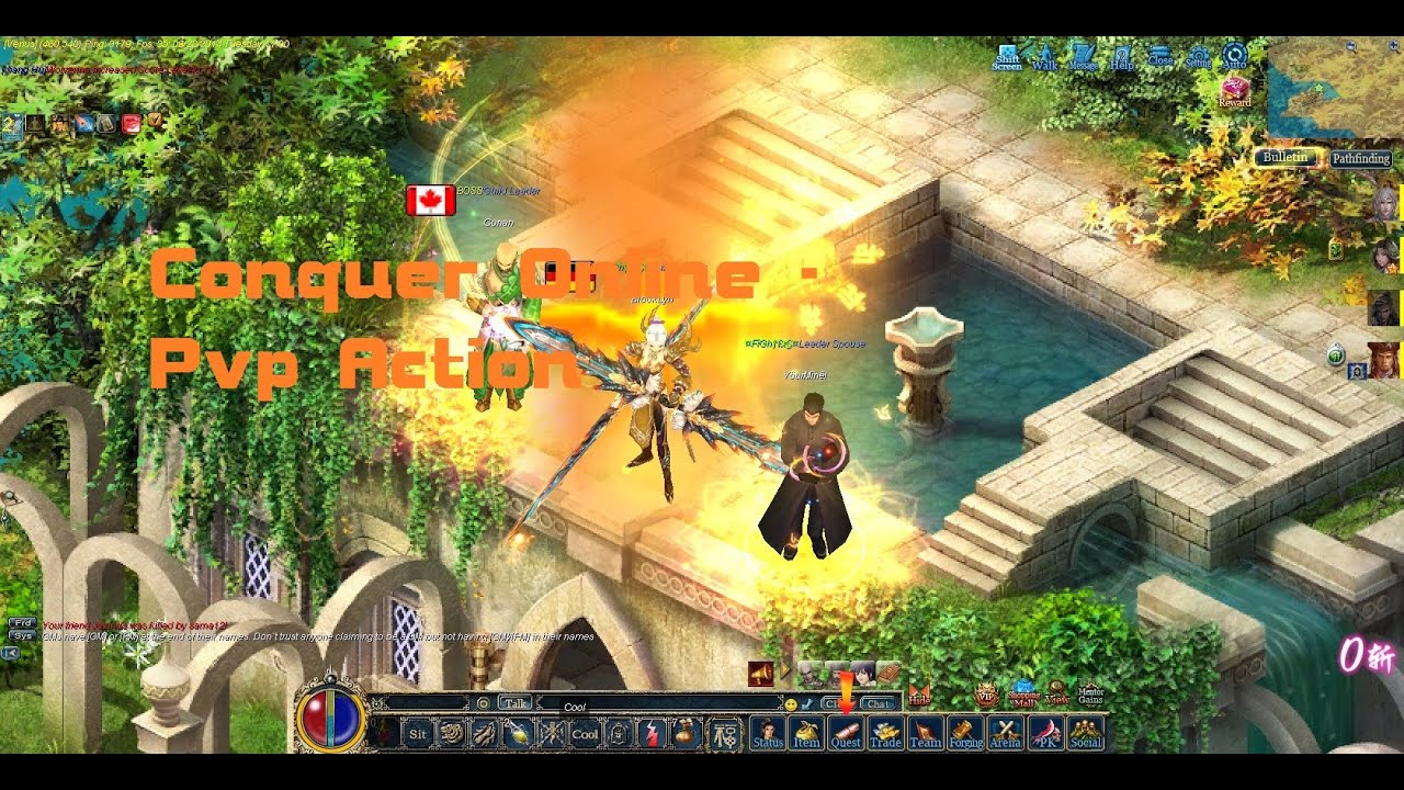 Conquer Online - PVP Action 1 - YouTube