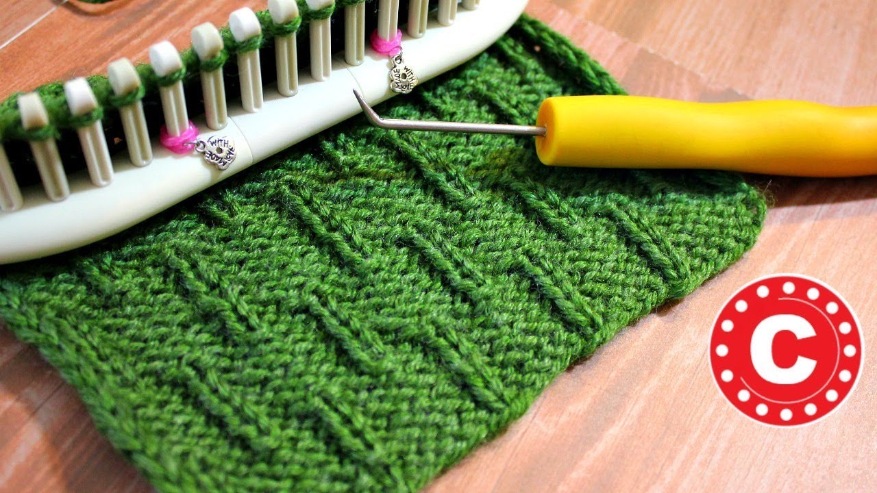 Como Telar | Tejer el Punto Oruga en Telar | Loom Knit the Caterpillar ...